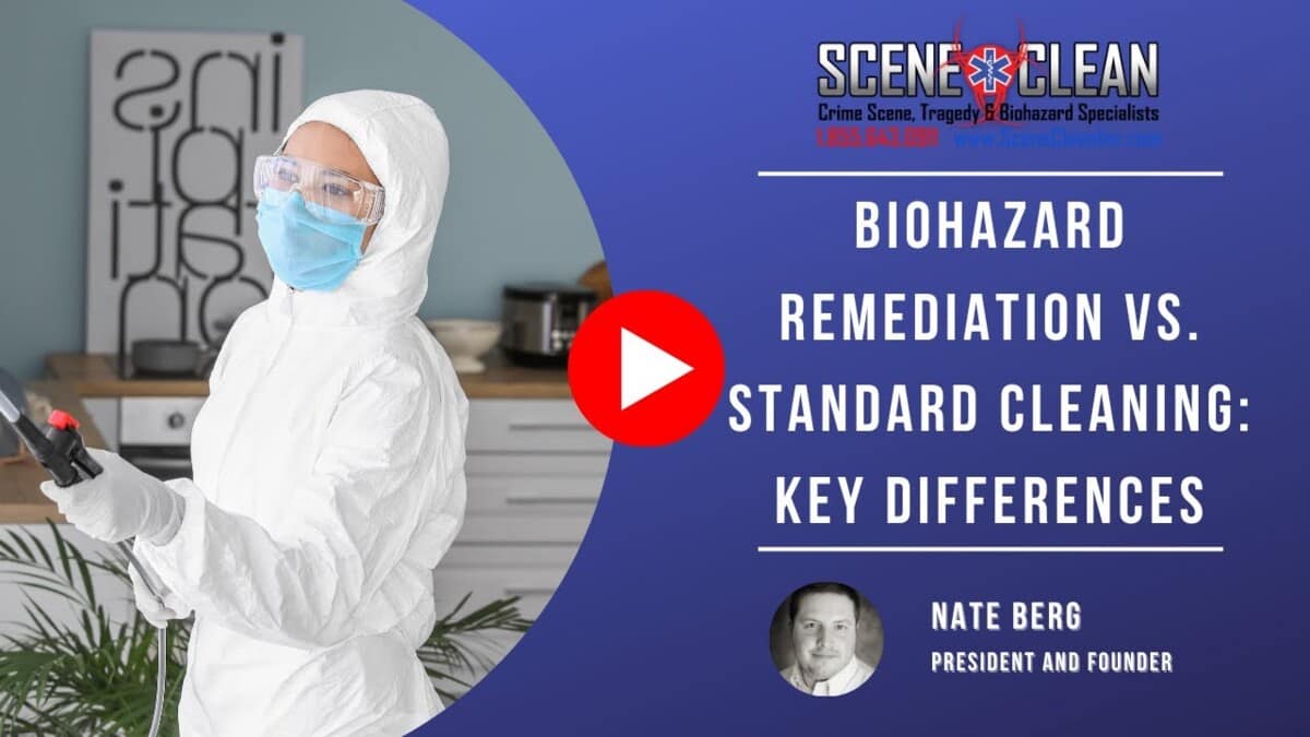 Biohazard Remediation vs. Standard Cleaning: Key Differences